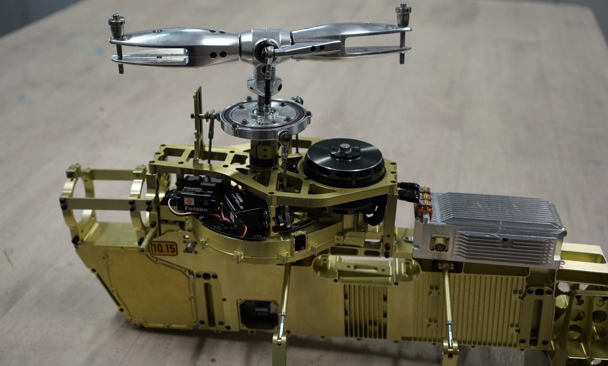 New Swashplate for the UAV ELECTRON 7 - UVR - United Vehicle Robotics ...